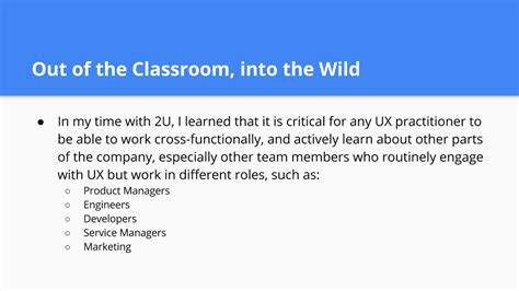 Ux Research Internship In Education Technology With 2u On Behance