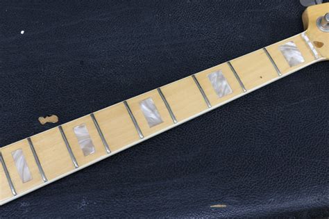 1974 Fender Jazz Bass Black Pearl Inlays Andy Baxter Bass And Guitars