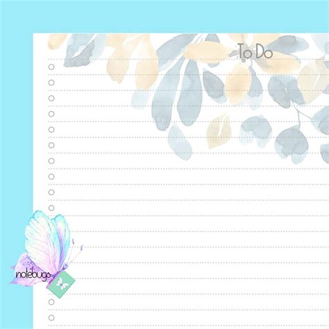 To Do Check List Printable Td4 Etsy Australia