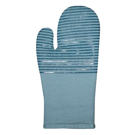 Laila Ali Silicone Oven Mitt Blue