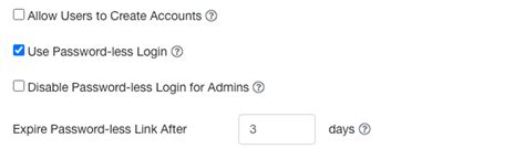 How To Enable And Use Password Less Logins Knowledge Base