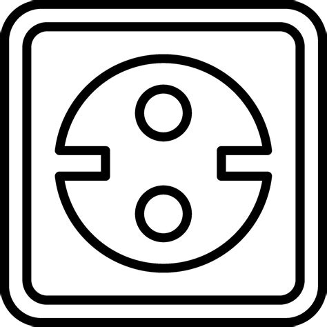 Socket Line Icon 50476161 Vector Art At Vecteezy