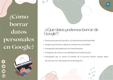 Cómo borrar datos personales en Google KZblog