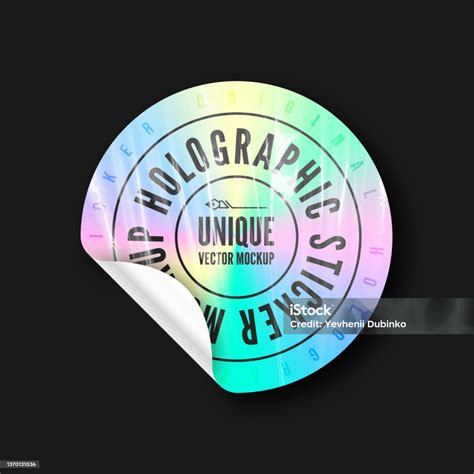 홀로그램 스티커 모형 종이 홀로그램 스티커와 포장 가장자리 라벨 홀로그램 스티커 및 플라스틱 질감 패치 접착 테이프에 대한 스톡