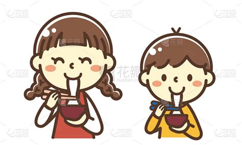 男孩女孩糖果店可爱的新年红豆汤人男性兄弟