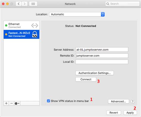 How To Set Up IKEv VPN On Mac OS X FastestVPN Support