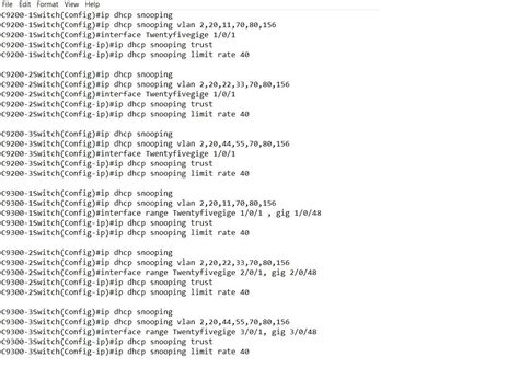Dhcp Snooping On Trunk Cisco Community