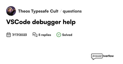 Vscode Debugger Help Theos Typesafe Cult