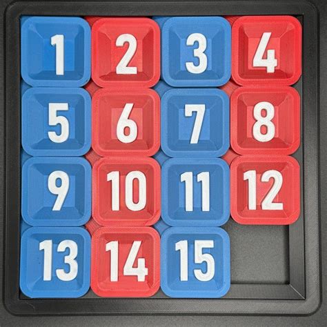 Sliding Tile Puzzle Etsy