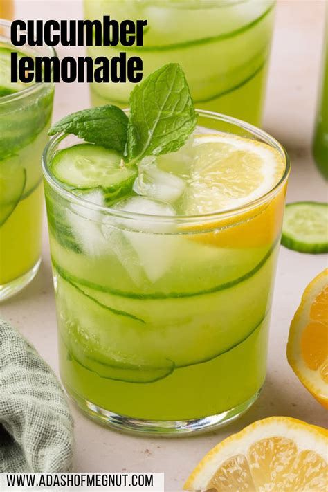 Cucumber Lemonade Only 4 Ingredients