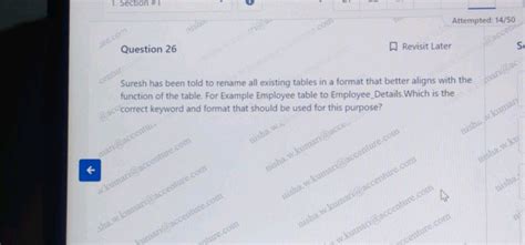 Section Question Attempted StudyX