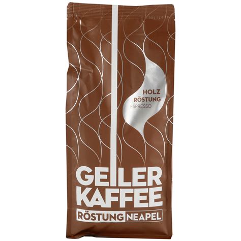 Geiler Kaffee Holzröstung Neapel 1kg Bohnen - Einfach GEIL
