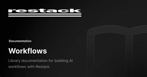 Workflows Restack