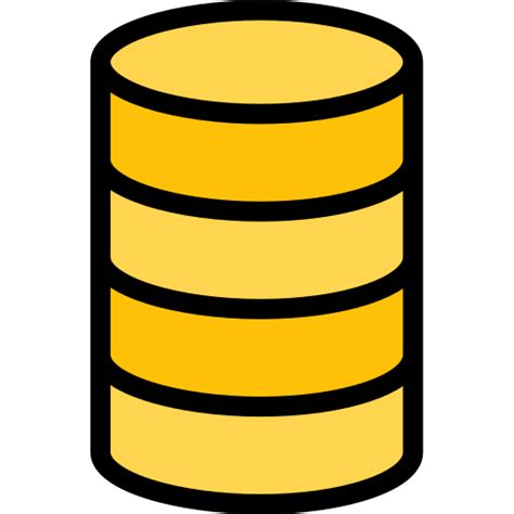 Database Generic Outline Color Icon