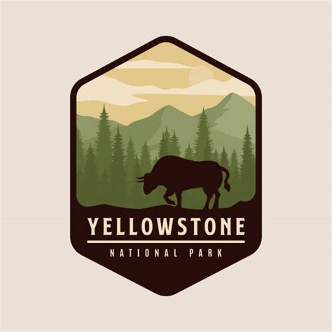 980 Yellowstone National Park Stock Illustrations Royalty Free Vector