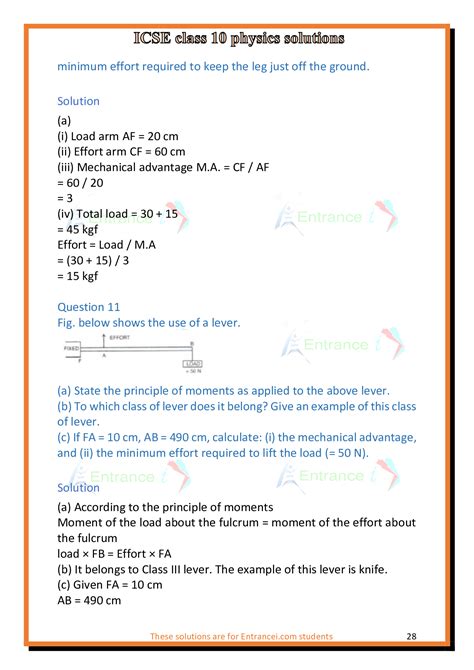 Chapter 3 Machines For Icse Class 10 Physics Physics Wallah