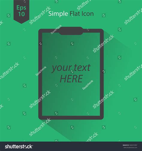 Notepad Flat Icon Simple Sign Notes Stock Vector Royalty Free