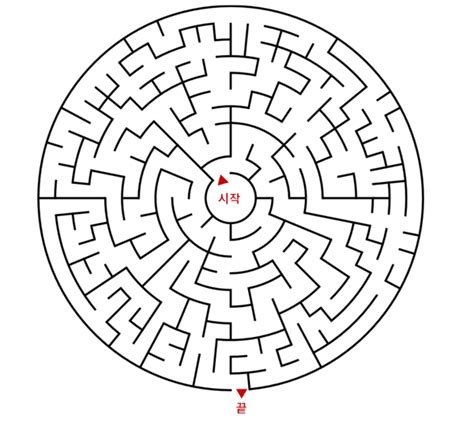 시작은 모르는데 어느새 내가 거기 들어가 있었고⋯” 미로찾기