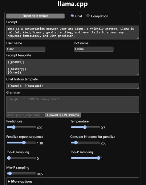 How To Get The Llamacpp Server Ui R Localllama