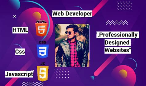 Create Your Responsive Web Page Using Html Css And Javascript By Noorabhaider Fiverr