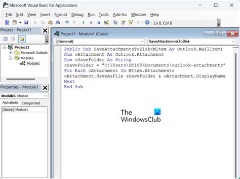 How To Automatically Downloadsave Outlook Attachments To Folder