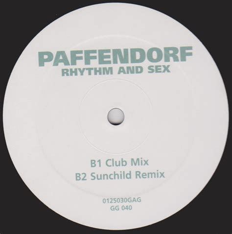Paffendorf Rhythm And Sex Vinyl 12 Promo Vinylheaven Your