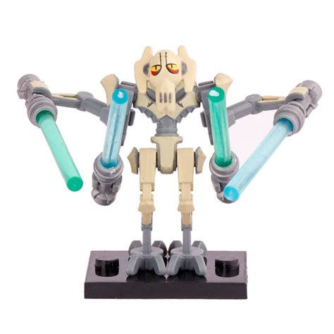 General Grievous Clone Wars Custom Star Wars Minifigure With Lightsabe Minifigure Bricks