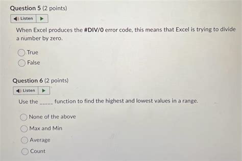 Solved Need Help With These 10 Ms Excel Questions Will Solved Need Help With These 10 Ms Excel Questions Will