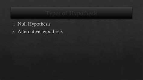 Hypothesis And Its Types With Easy Examples PPT