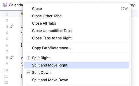 Editor Basics Clion Documentation