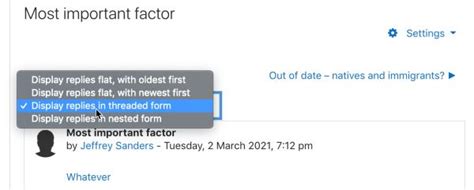 Using Forum MoodleDocs