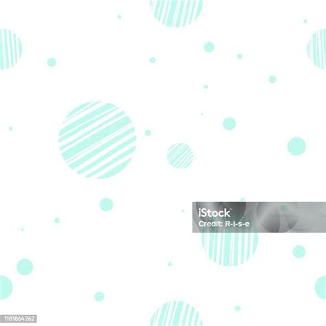 다양한 크기의 비대칭 스크래치 점으로 추상적인 매끄러운 패턴 민트 그린에 대한 스톡 벡터 아트 및 기타 이미지 민트 그린 원형 추상적인 Istock