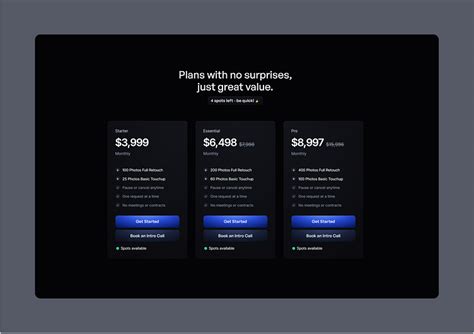 Pricing Section Ui By Chirag Madhu Designs By Chirag On Dribbble