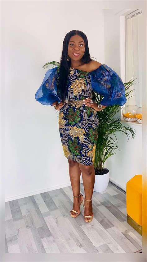 Elegant African Print Dress Artofit