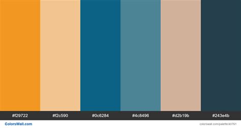 typography ui concept web hex colors colorswall