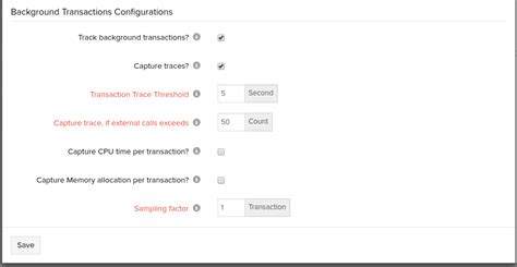 Tracking Background Transaction Online Help Site24x7