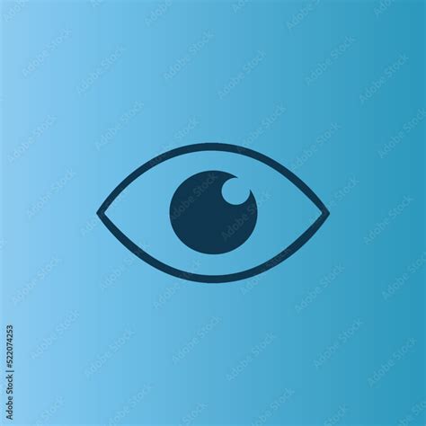 Eye Icon Set Eyesight Symbol Retina Scan Eye Icons Simple Eyes