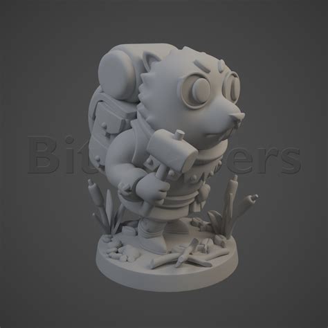 Stl File Root Vagabond Faction Tinker Boardgame Figure 🦫・3d Printing