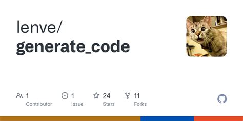 GitHub Lenve Generate Code