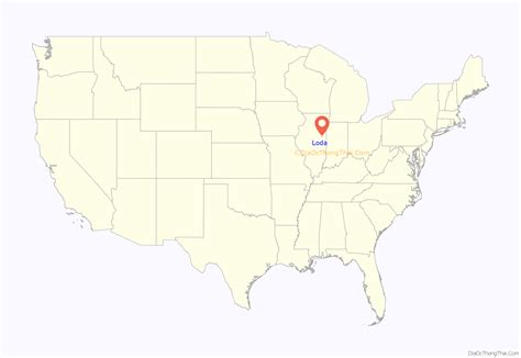 Map Of Loda Village Thong Thai Real