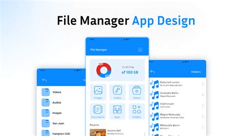 File Manager App Design Figma