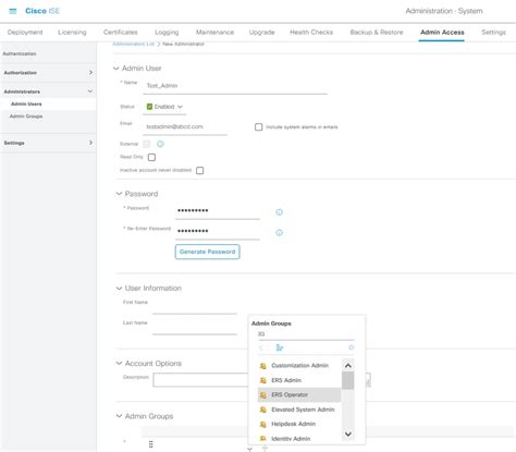 Understand Admin Access And Rbac Policies On Ise Cisco