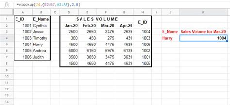 Nested Vlookup In Google Sheets