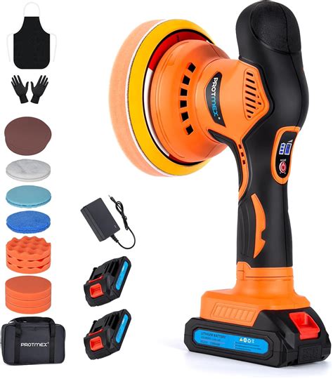 Cordless Car Buffer Polisher W 2x2000mah 21v Batteries 6 Inch Car Buffer Waxer Kit Cordless Car Buffer Polisher W 2x2000mah 21v Batteries 6 Inch Car Buffer Waxer Kit
