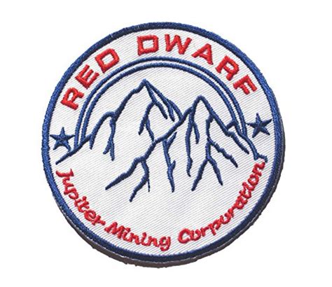 Red Dwarf Jupiter Mining Corp Logo Sew Iron On Patch Badge Want It All