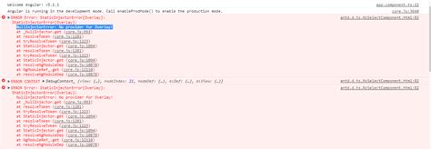 Nullinjectorerror No Provider For Overlay Issue Ng Zorro Ng Zorro Antd Github