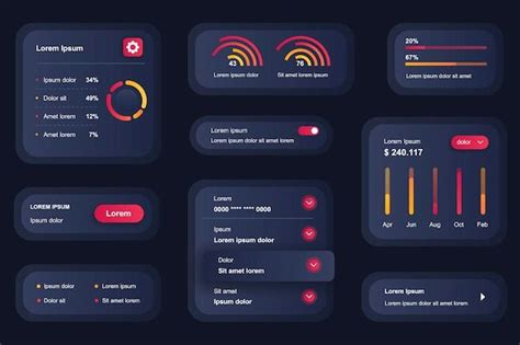 User Interface Elements For Weather Forecast Mobile App Unique