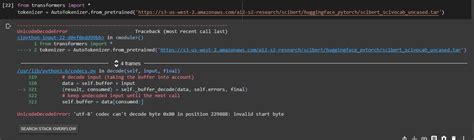 Utf 8 Codec Can T Decode Byte 0x80 In Position 229888 Invalid Start Byte Issue 4254