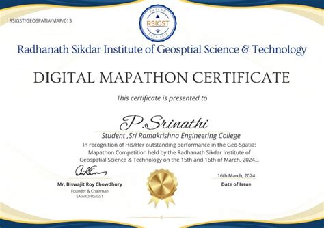 Mapathon Kolkata Rsigst Srec Digitalmapathon Mapathon Srinathi P