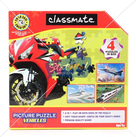 Classmate Picture Vehicles Puzzle Statmo